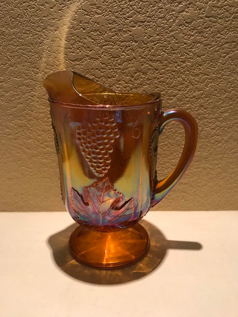 Carnival Glass Set - Etsy