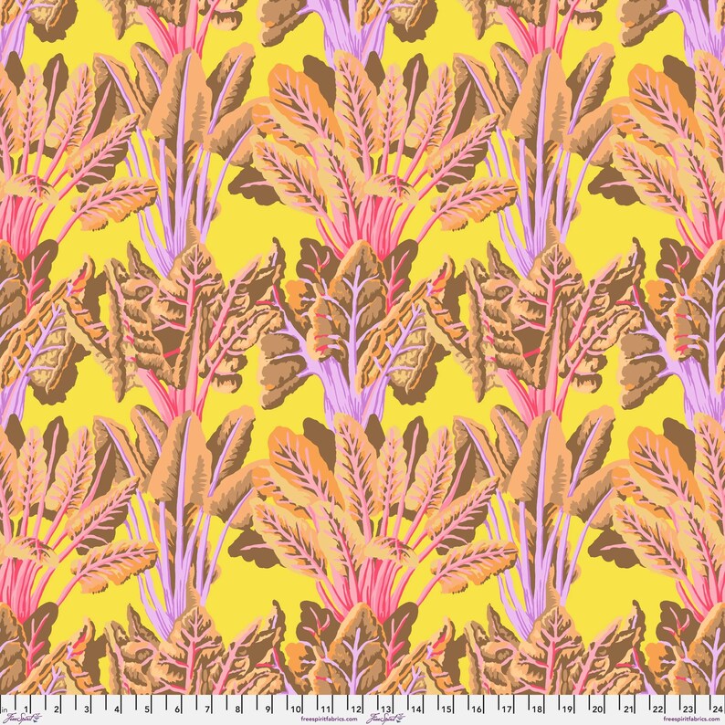 Kaffe: From the Archives | Chard - Yellow by Kaffe Fassett Collective ...