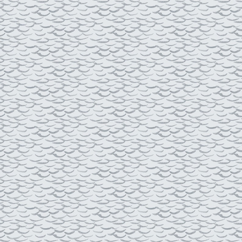 Sandy Toes - Water Pale Grey by Anita Jeram for Clothworks - 100% ...