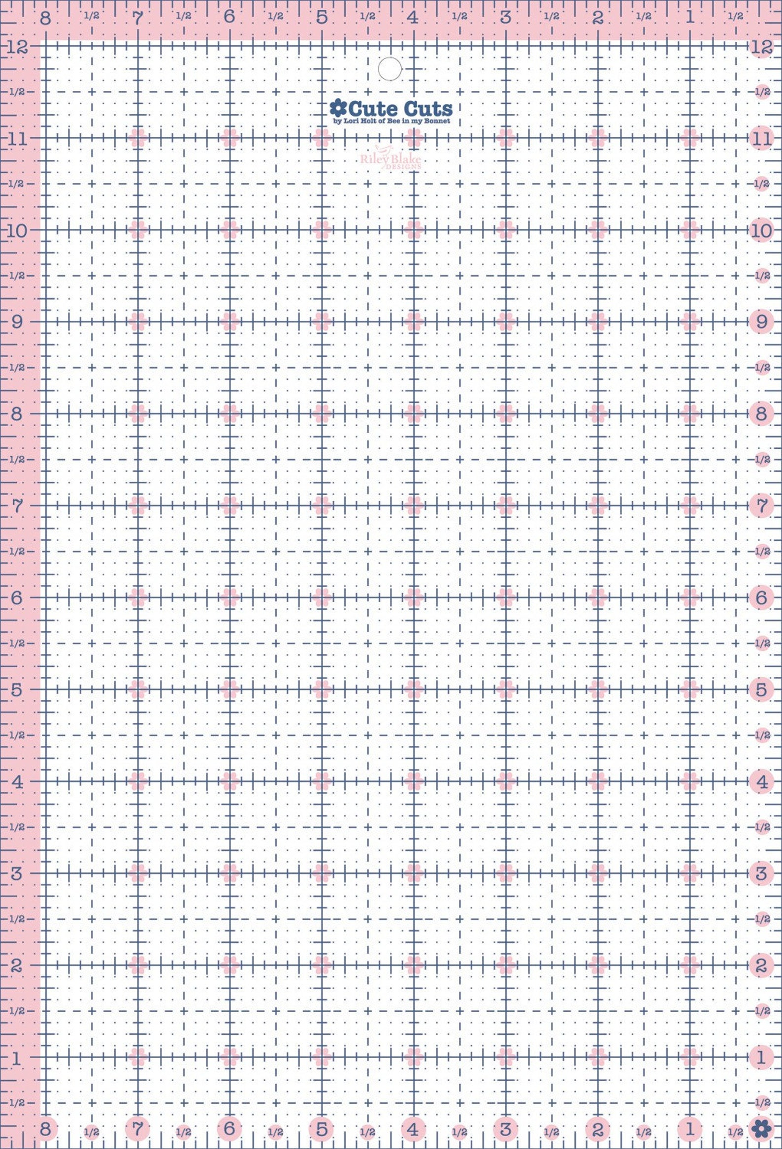 Lori Holt Cute Cuts 8.5 X 12.5 Ruler Riley Blake - Etsy