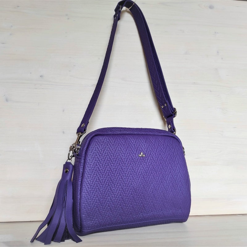 Purple Handbag - Etsy