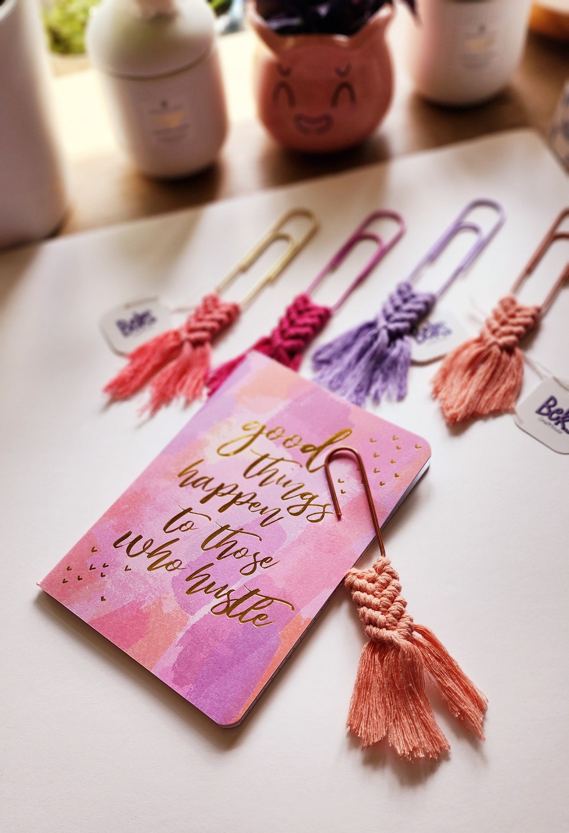 Macrame Bookmark Handmade Bookmark - Etsy