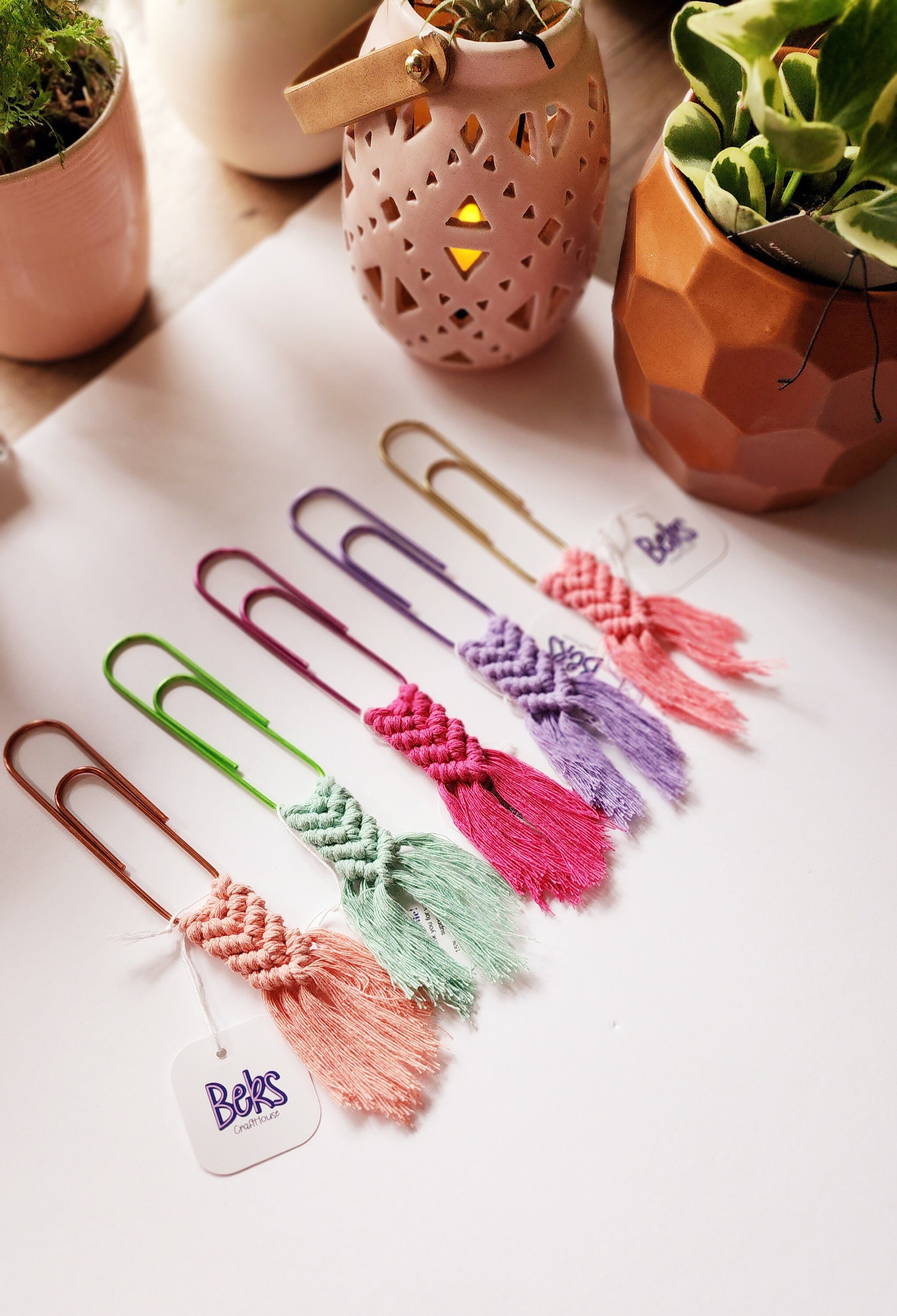 Macrame Bookmark, Handmade Bookmark - Etsy