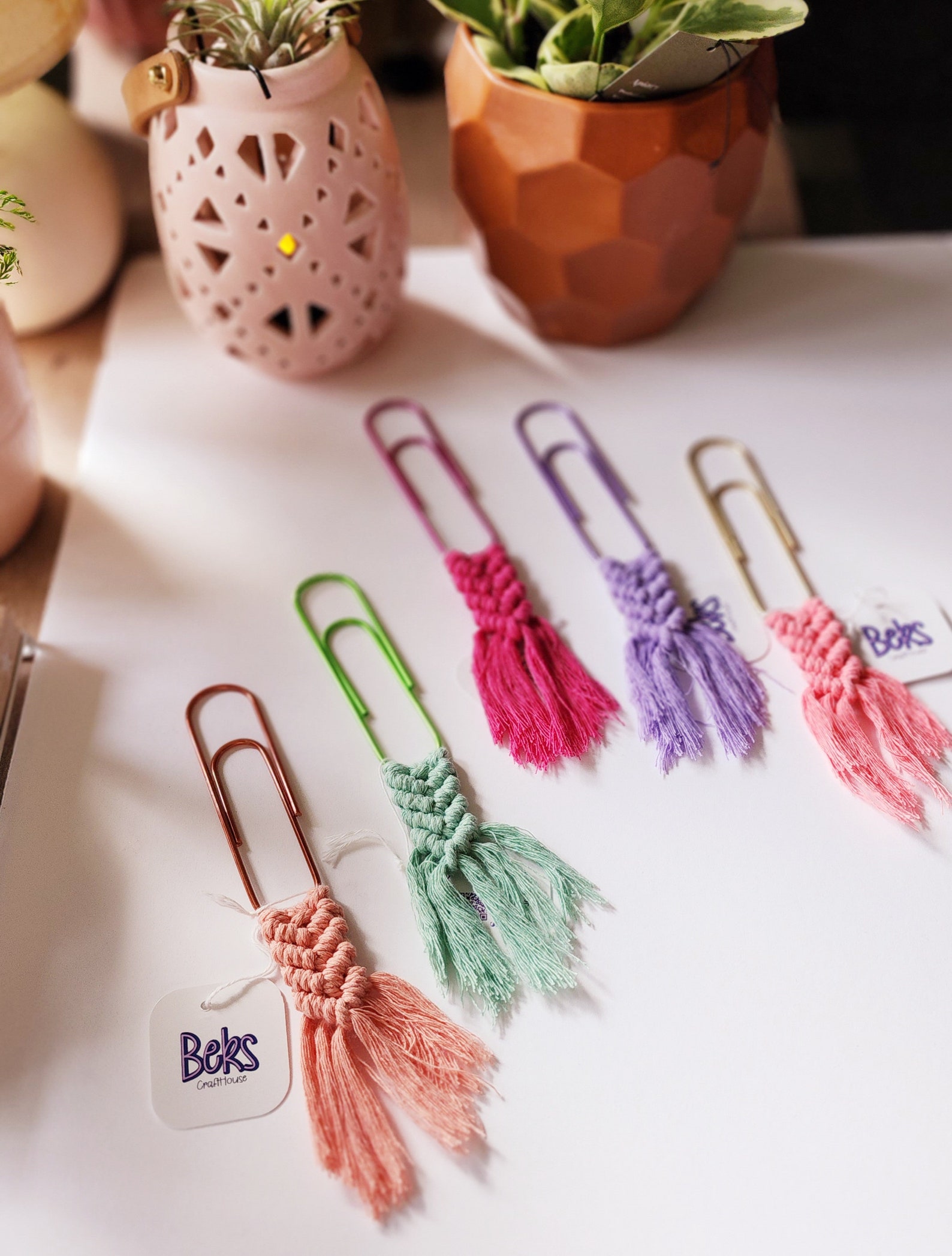 Macrame Bookmark, Handmade Bookmark - Etsy