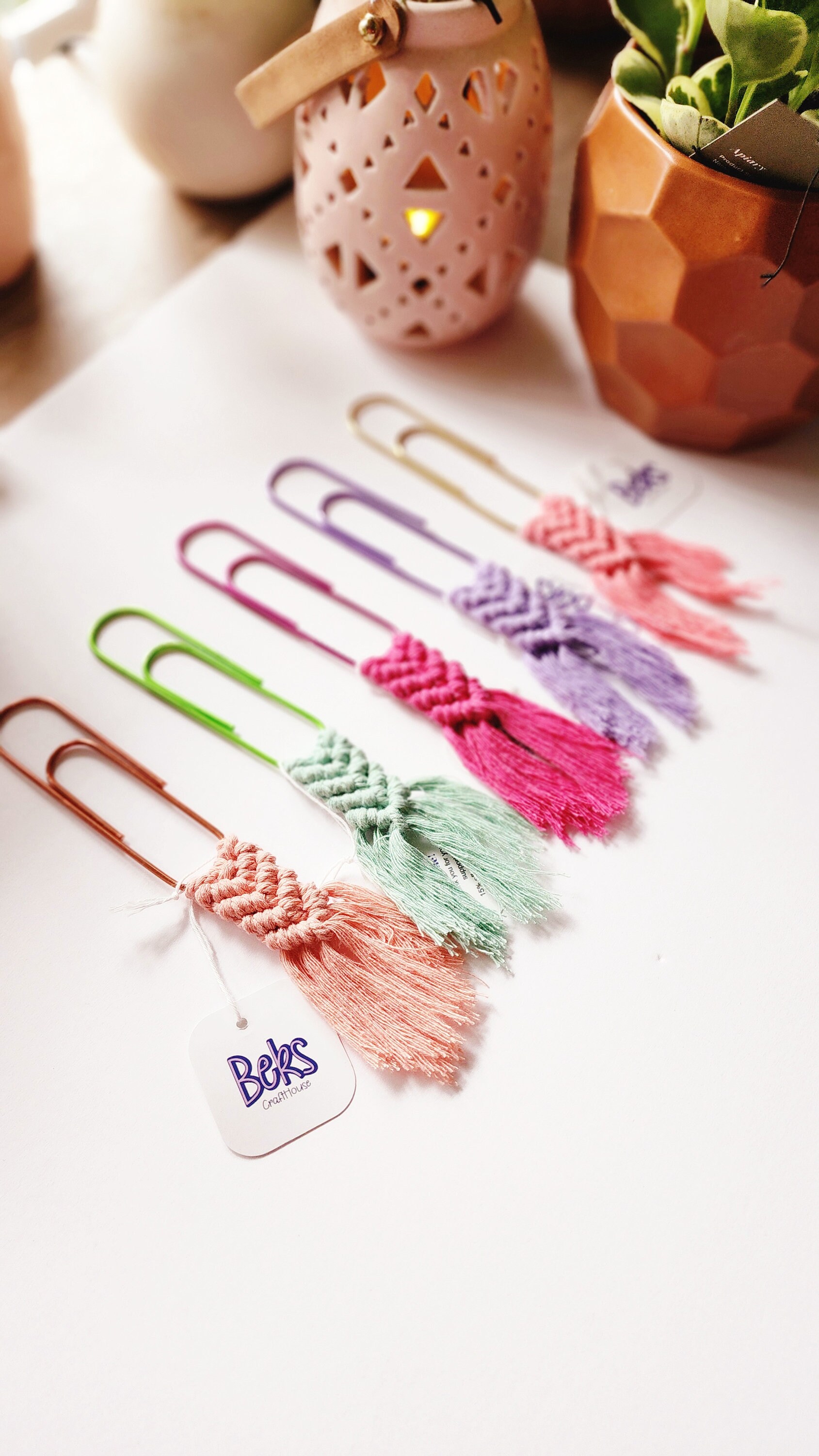 Macrame Bookmark Handmade Bookmark - Etsy