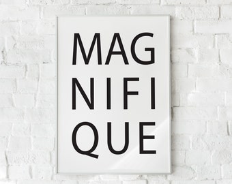 Magnificent Sign - Etsy