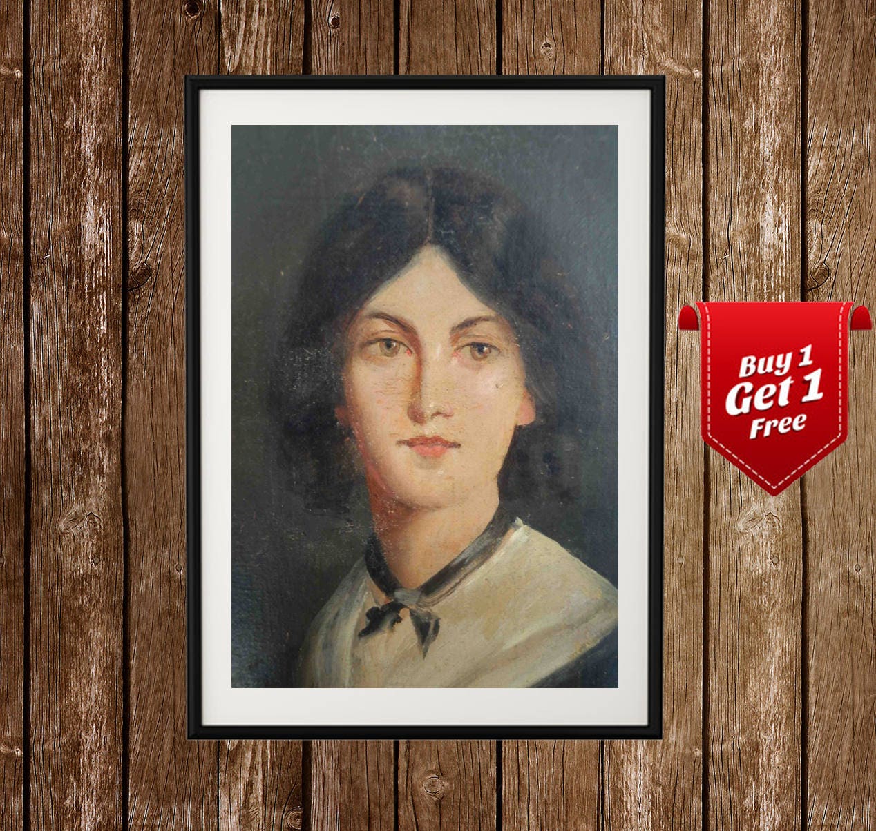 Emily Bronte Portrait Emily Bronte Print Emily Bronte | Etsy