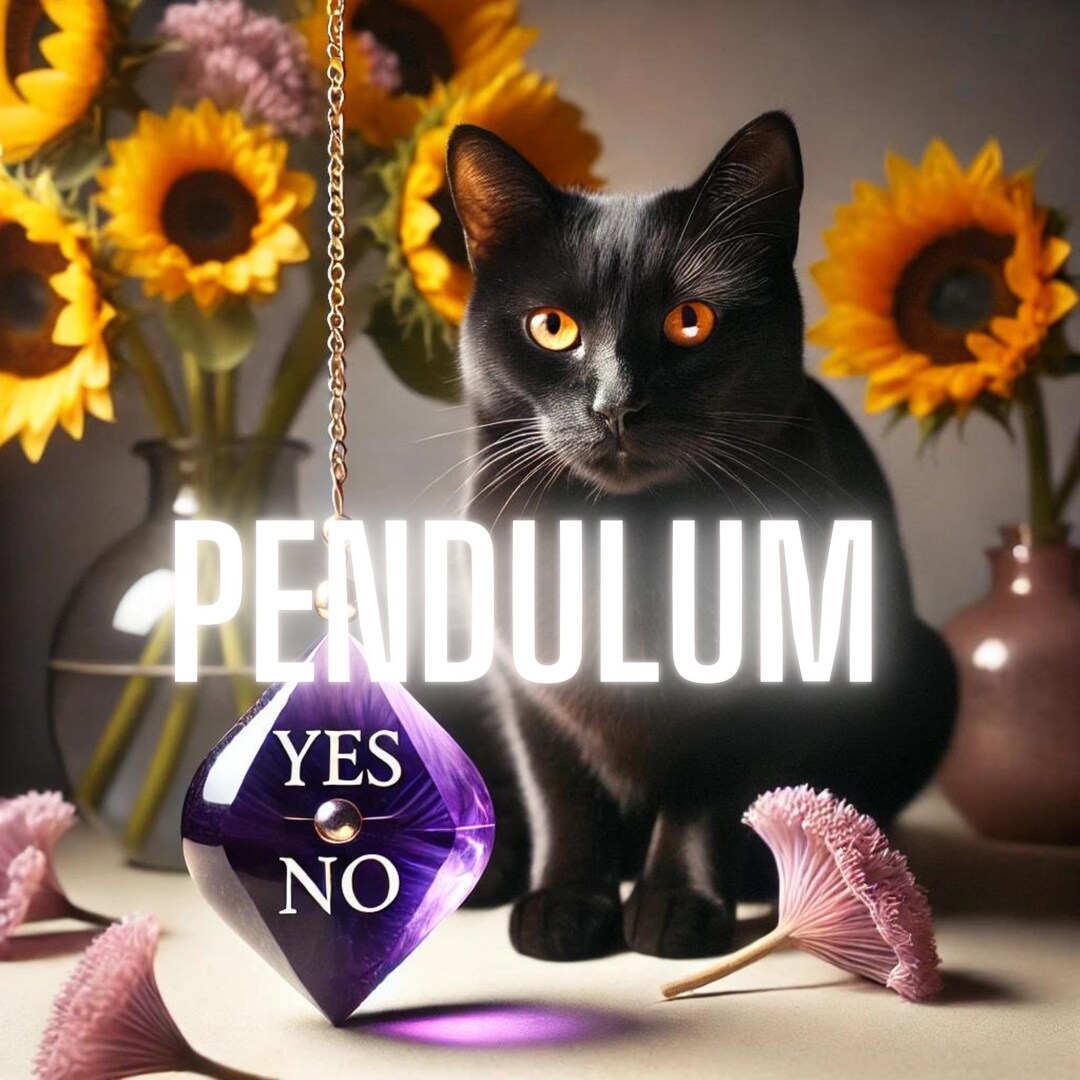 Accurate Crystal Pendulum Reading Yes/ No, Dowsing Crystal, Intuitive ...