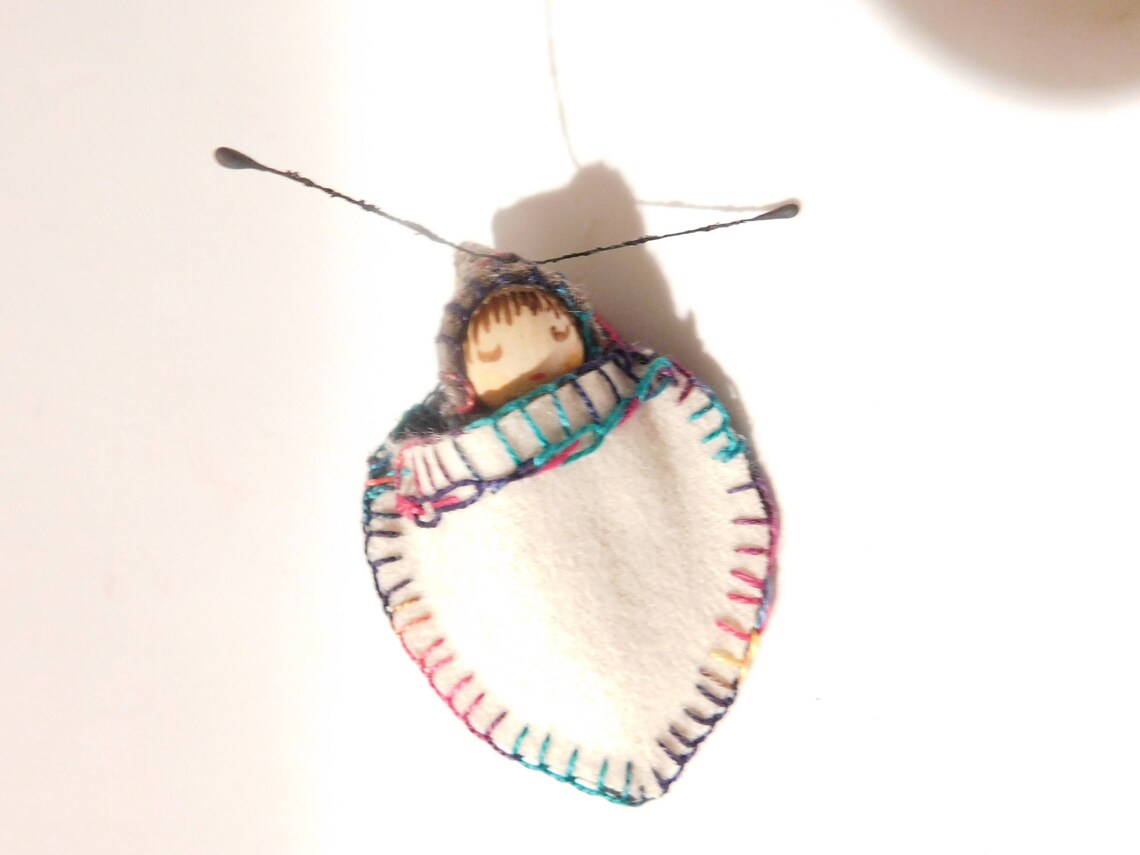 Leaf Bug Faerie Peg Doll Felt Pocket Waldorf Craft - Etsy