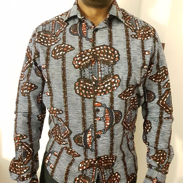 African Print Shirt - Shop Online - Etsy