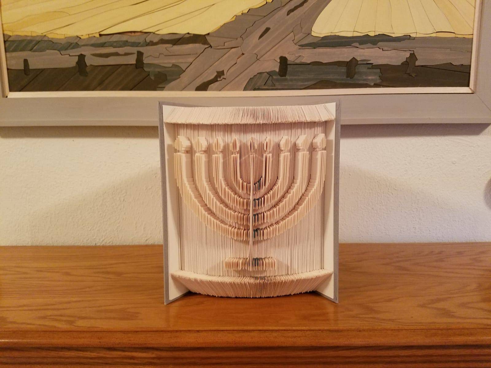 Menorah, Jewish Gift, Hanukkah, Faith, Unique Hanukkah Gift, Jewish ...