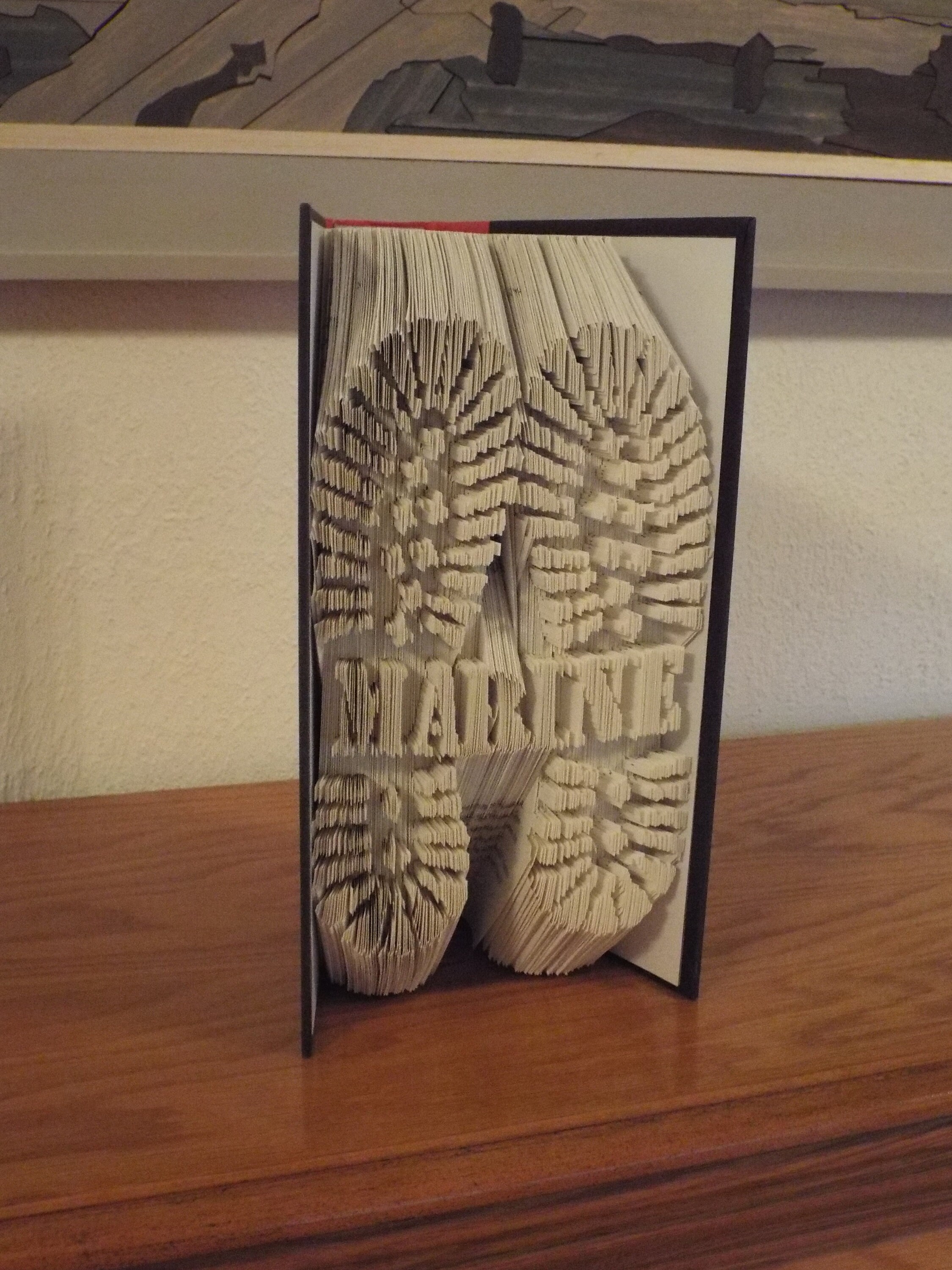 Marine Boots Book Art, USMC Gift, Book Sculpture - Etsy