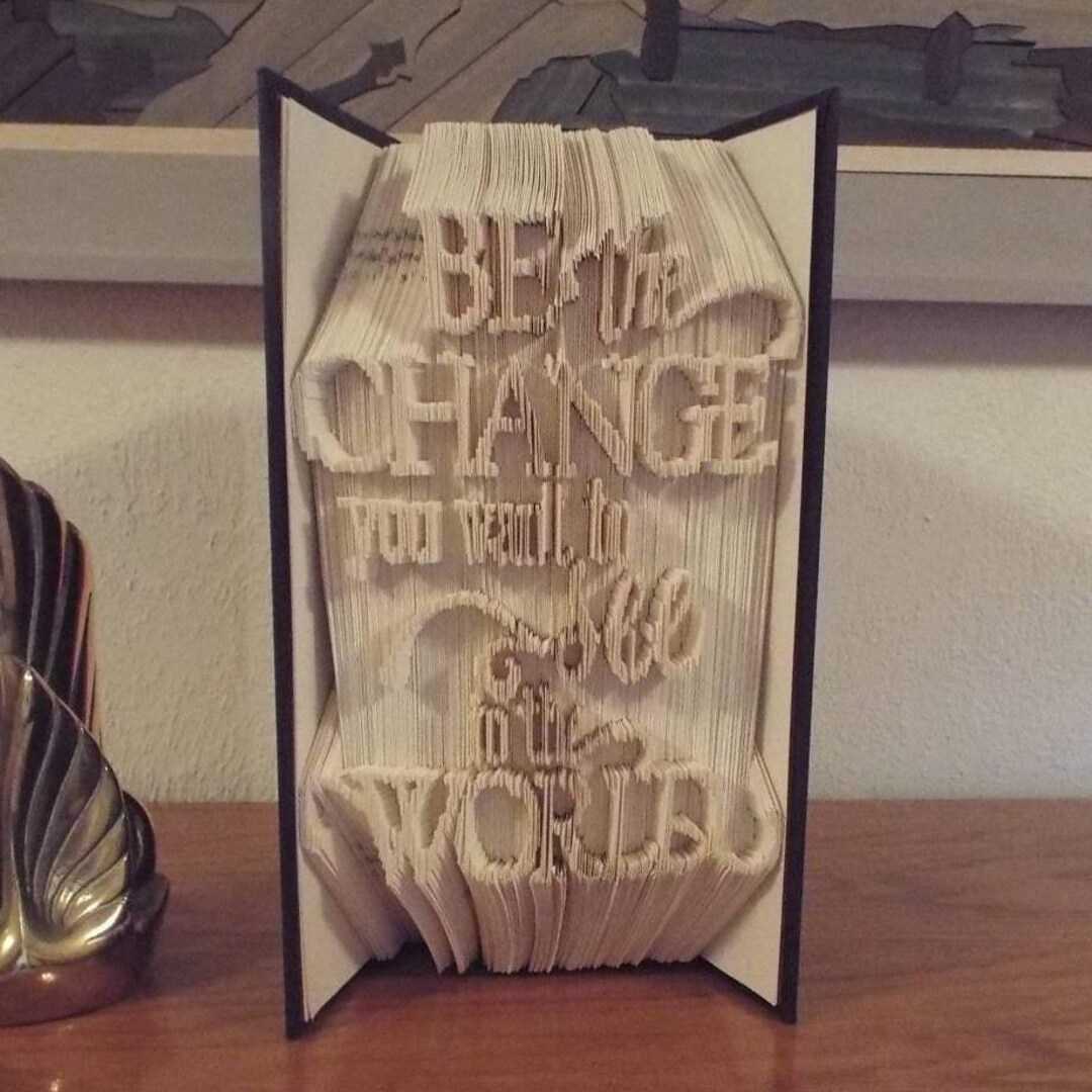 Be the Change, Motivational Saying, Student Gift, Change the World ...