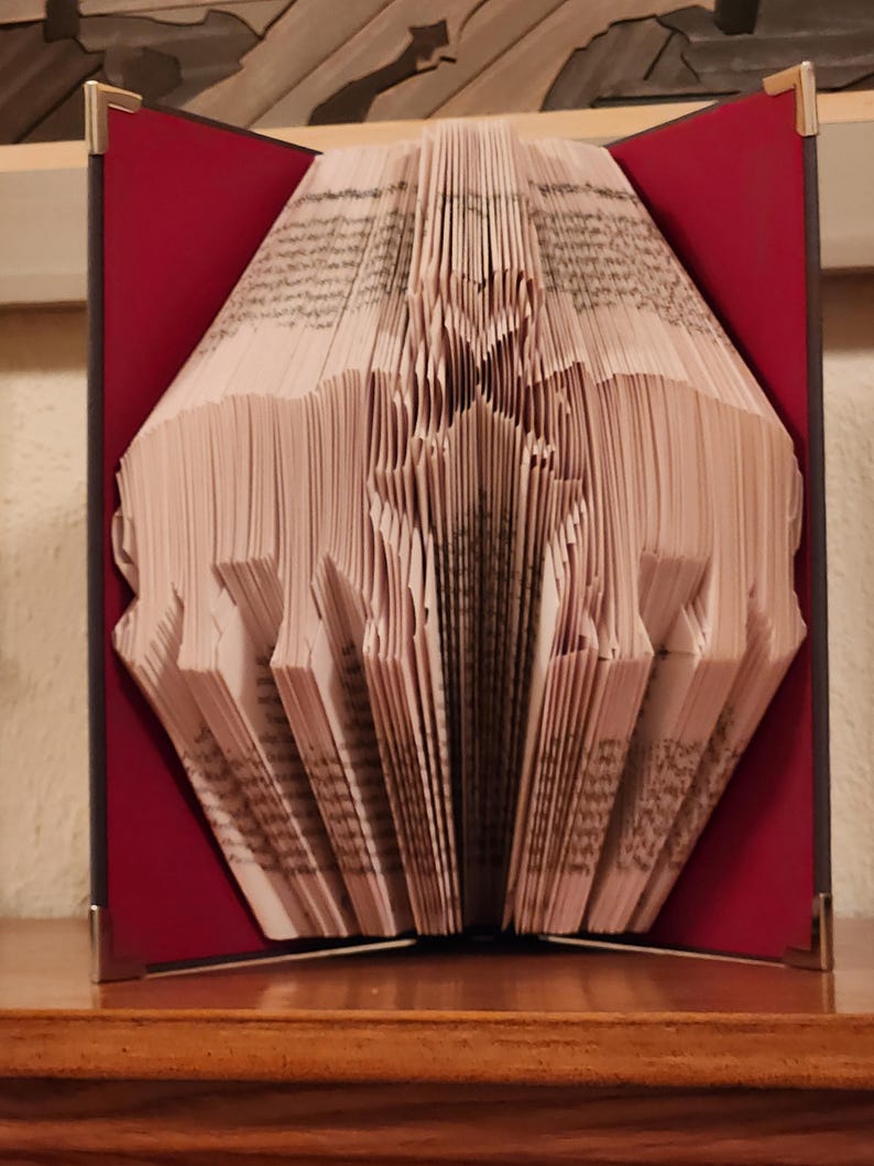 Elephant Book Art, Folded Book Sculpture, Handmade Elephant Gift - Etsy