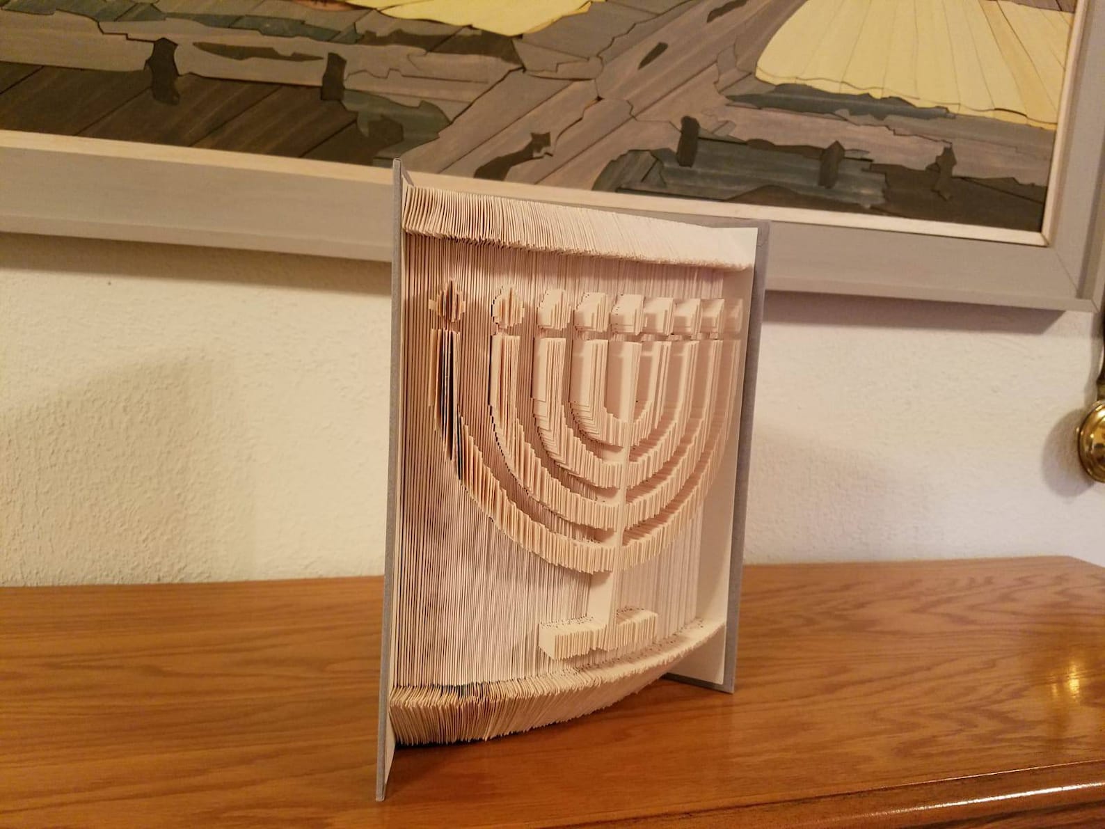 Menorah Jewish Gift Hanukkah Faith Unique Hanukkah Gift - Etsy