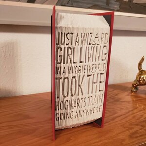 Wizard Girl, Wizard Boy, Unique Wizard Gift, Fun Gift, Book Art, Wizard ...