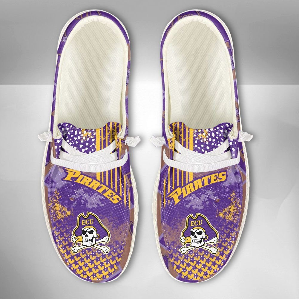 NCAA East Carolina Pirates Hey Dude Shoes Wally Lace up Loafers ...