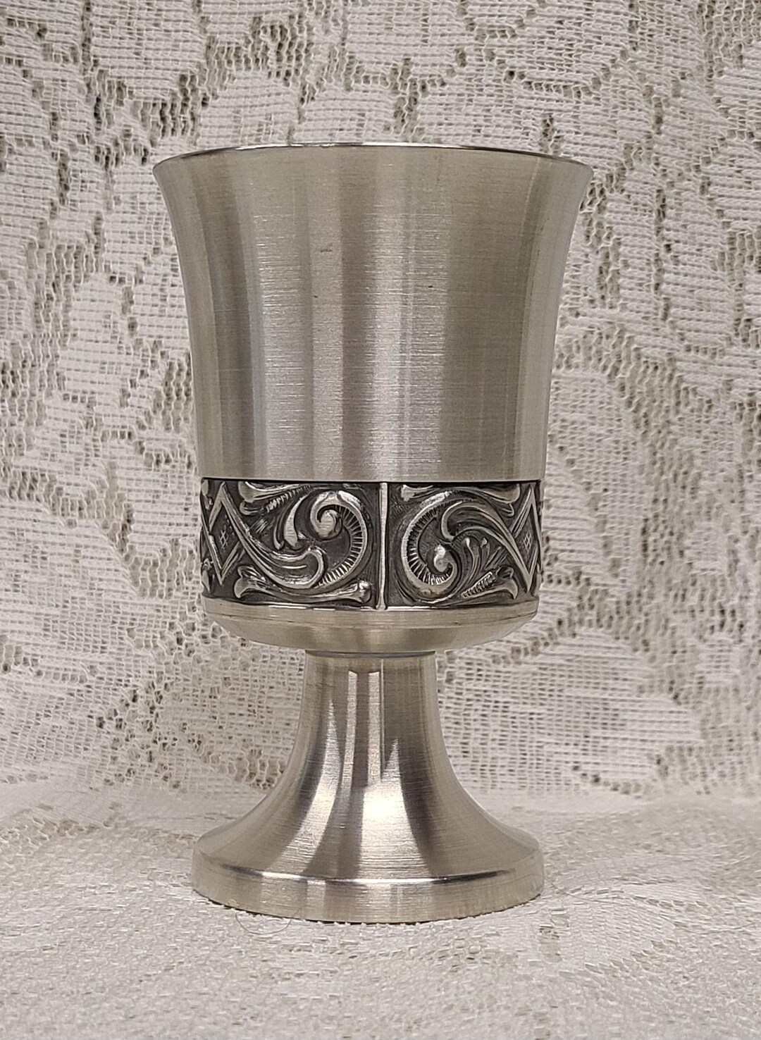 Selandia Norway Rosemal Acanthus Pewter Wine Glasses, 4.25" Tall - Etsy