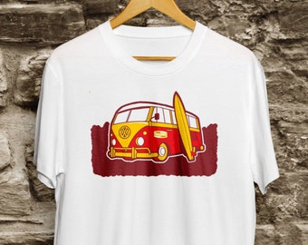 Vw bus tshirt | Etsy