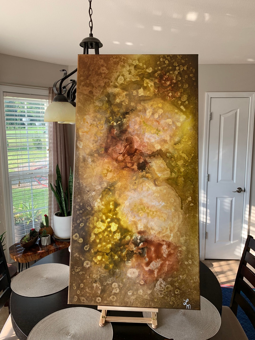 Abstract Acrylic Alcohol Painting - Etsy.de