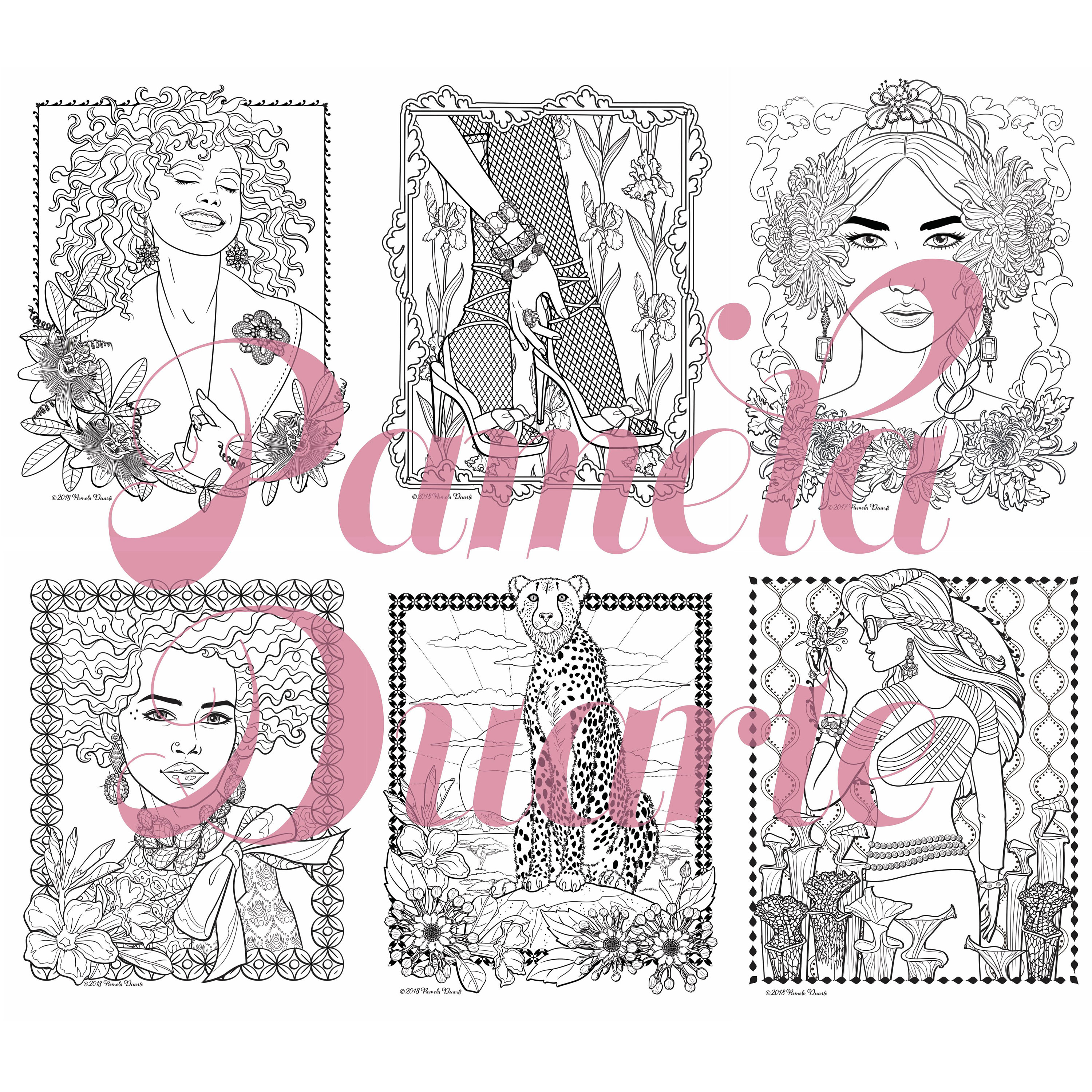 Vivid Beauty: Women of the World Coloring Book - Etsy