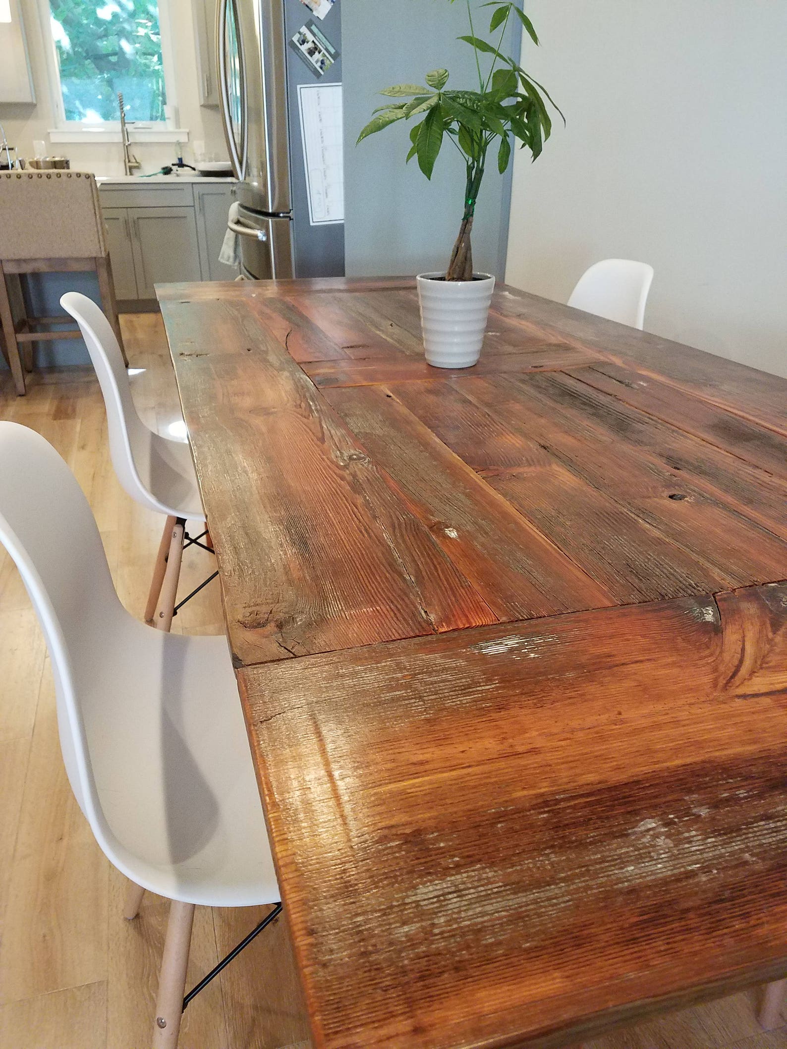 Farmhouse table farm table long farmhouse table Rustic Barn | Etsy