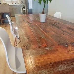 Farmhouse table farm table long farmhouse table Rustic Barn | Etsy