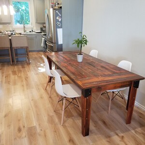 Farmhouse table farm table long farmhouse table Rustic Barn | Etsy