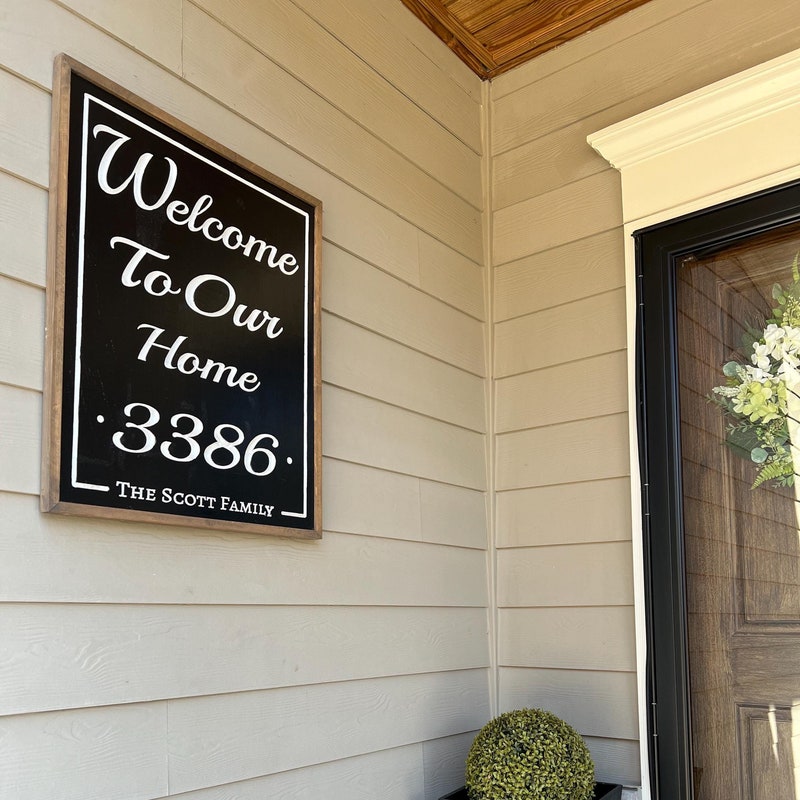 Welcome to Our Home Print - Etsy