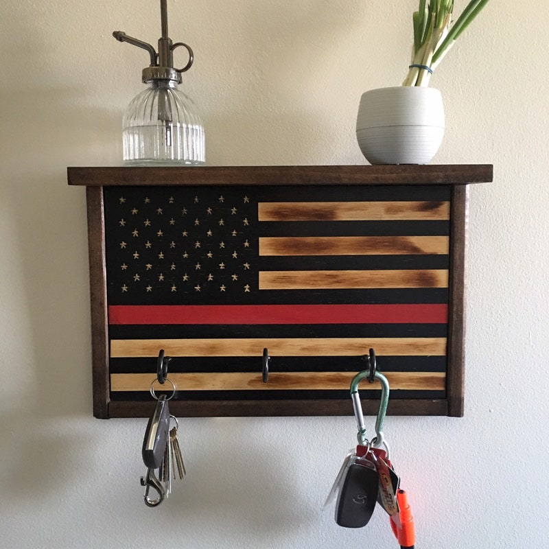 Firefighter Key Holder - Etsy