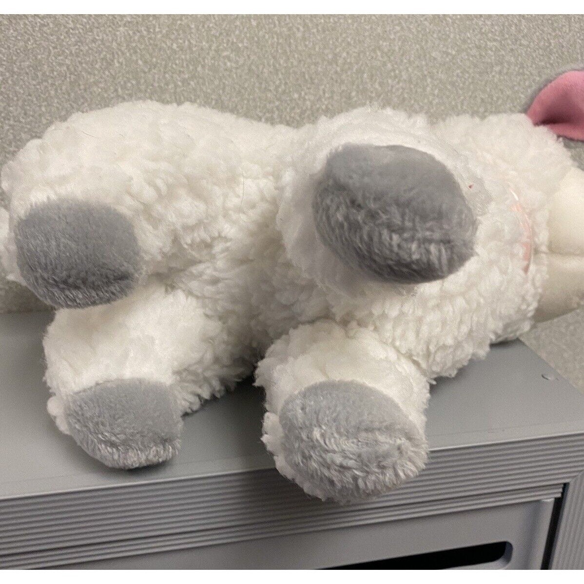 24k Polar Puff Plush Lamb Stuffed Animal Toy 1991 Jessica the Lamb 10.5 ...