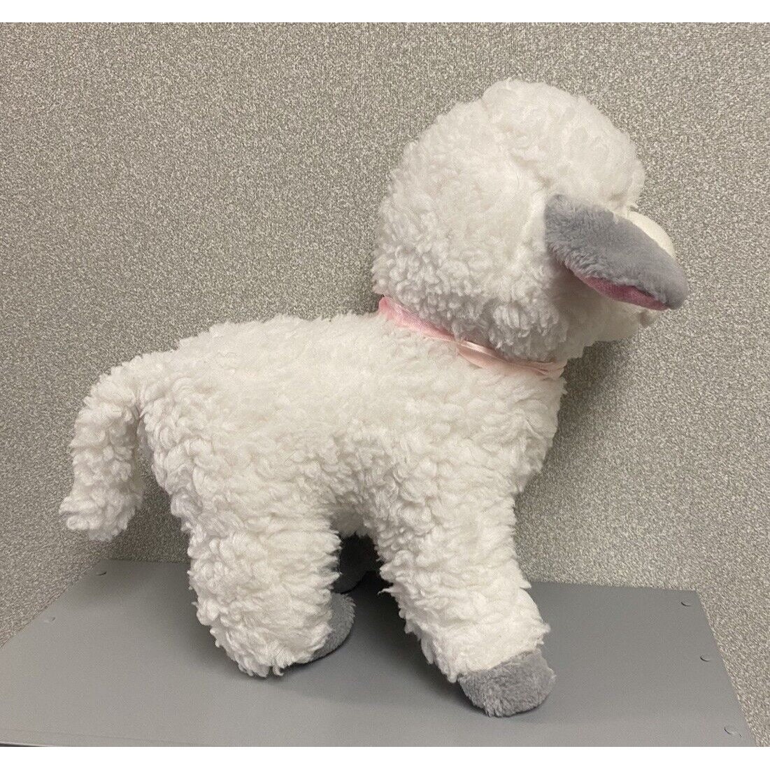 24k Polar Puff Plush Lamb Stuffed Animal Toy 1991 Jessica the Lamb 10.5 ...