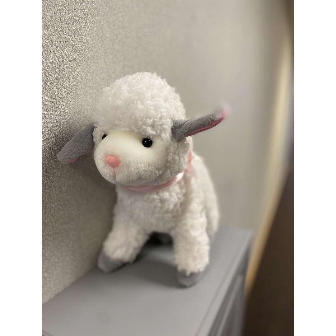 24k Polar Puff Plush Lamb Stuffed Animal Toy 1991 Jessica the Lamb 10.5 ...