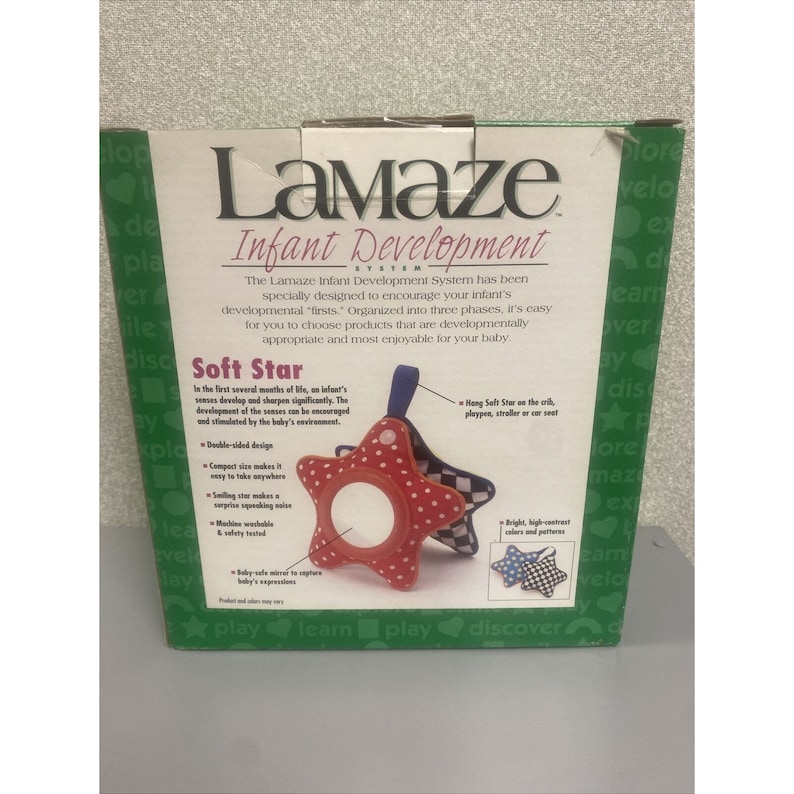 Lamaze Infant Development Soft Star 1997 Learning Curve Toys NIB - Etsy
