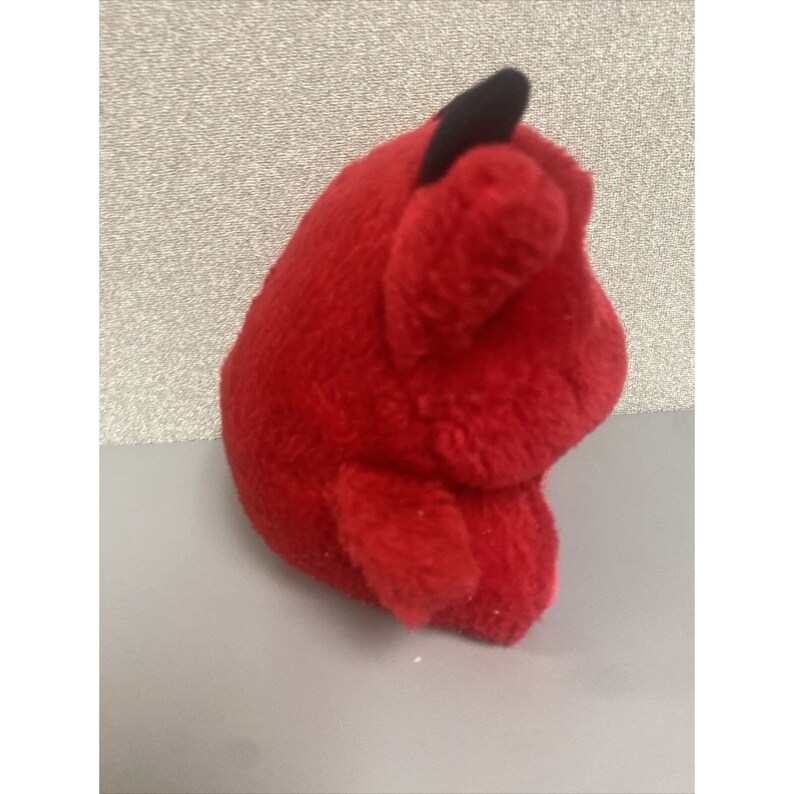 Vintage 80's Plush Red Devil Black Horns Plush Stuffed Toy by MTY 9” - Etsy