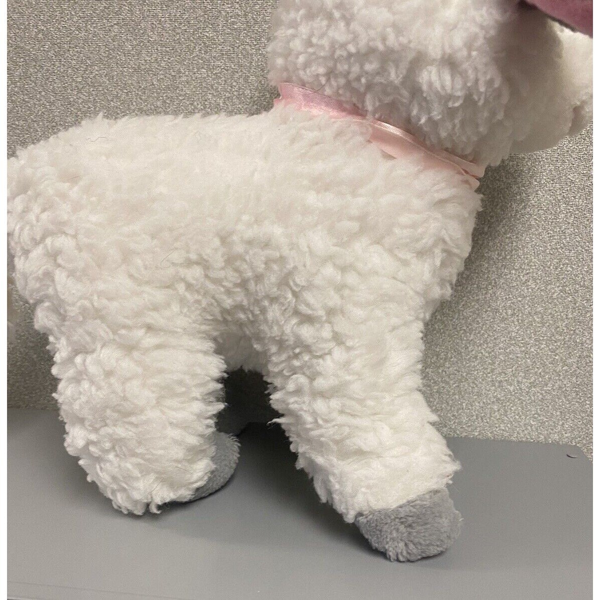 24k Polar Puff Plush Lamb Stuffed Animal Toy 1991 Jessica the Lamb 10.5 ...