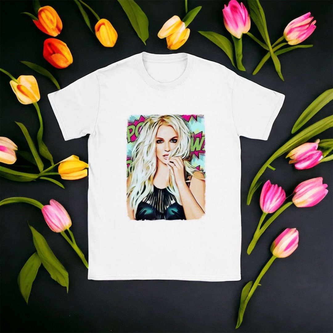 Britney Spears Comic Strip T Shirt Etsy