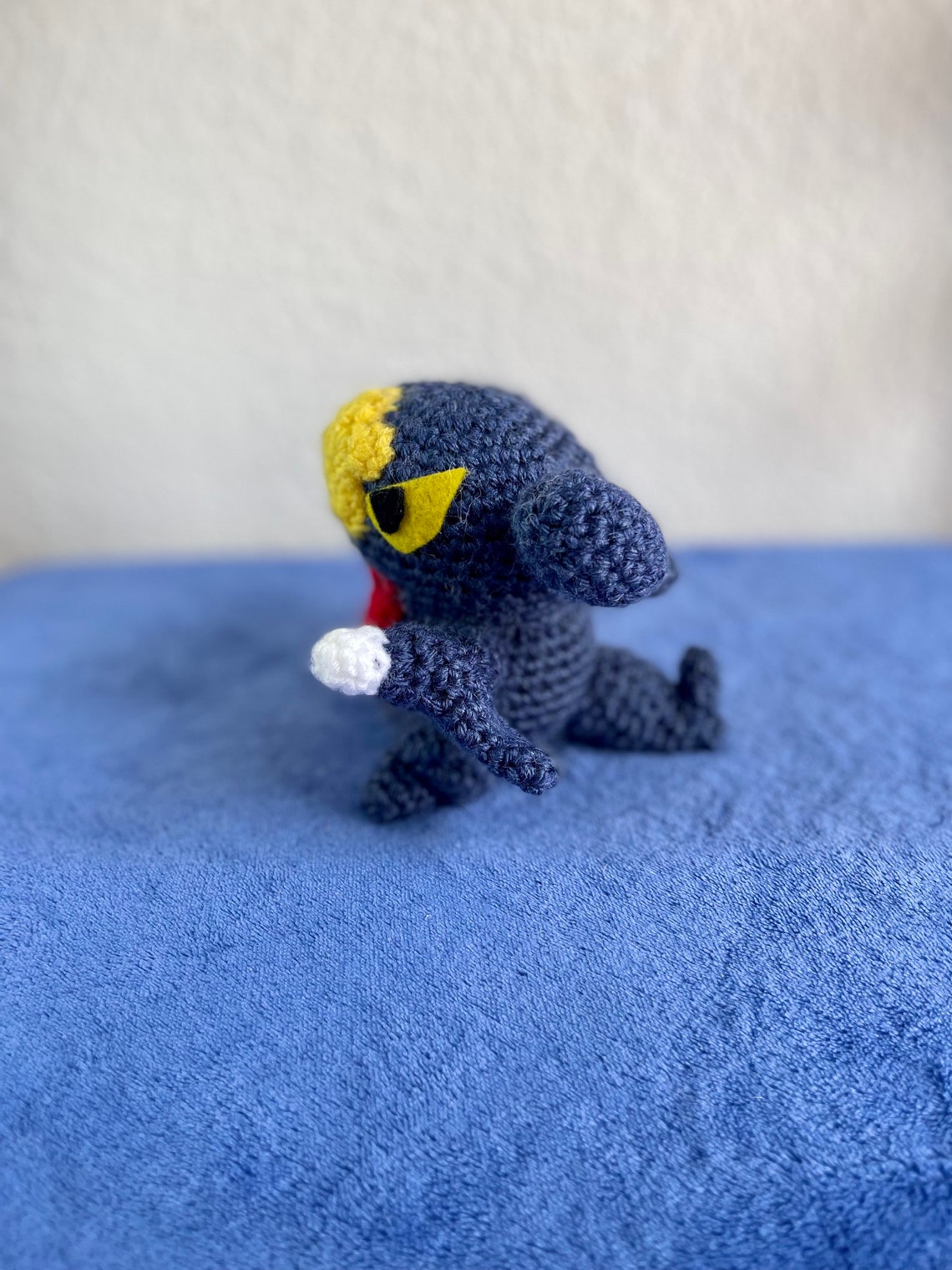 Garchomp Pokémon Crochet Amigurumi Plush Handmade - Etsy