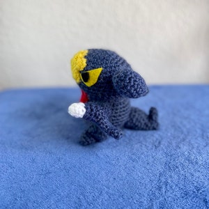 Garchomp Pokémon Crochet Amigurumi Plush Handmade - Etsy