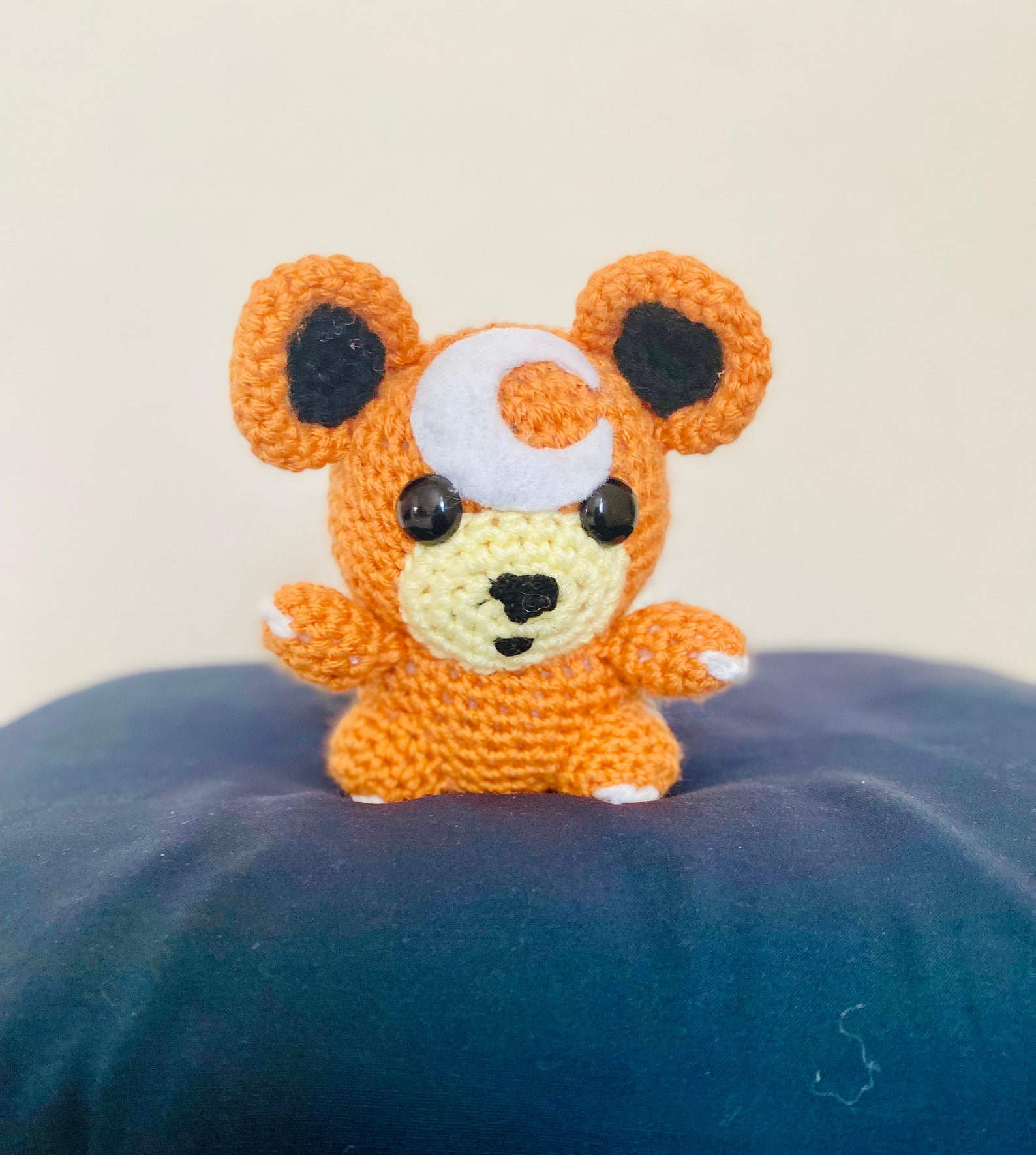 Teddiursa Pokemon Crochet Amigurumi Pokemon | Etsy