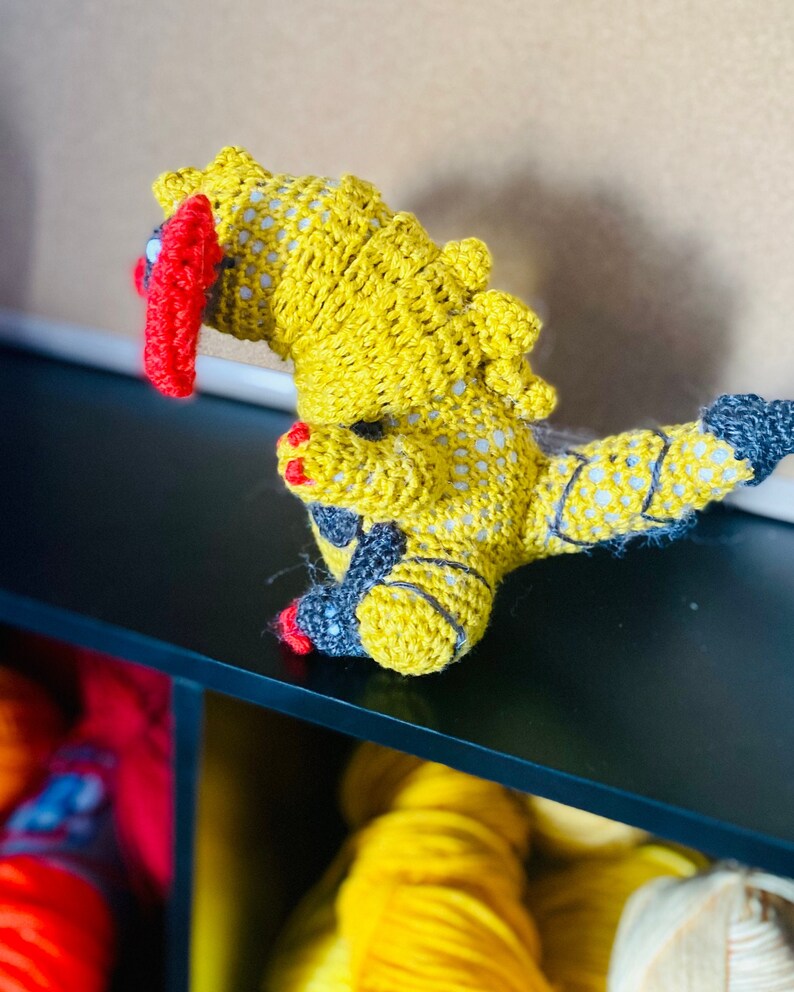 Haxorus Pokémon Crochet Amigurumi Plush Handmade | Etsy