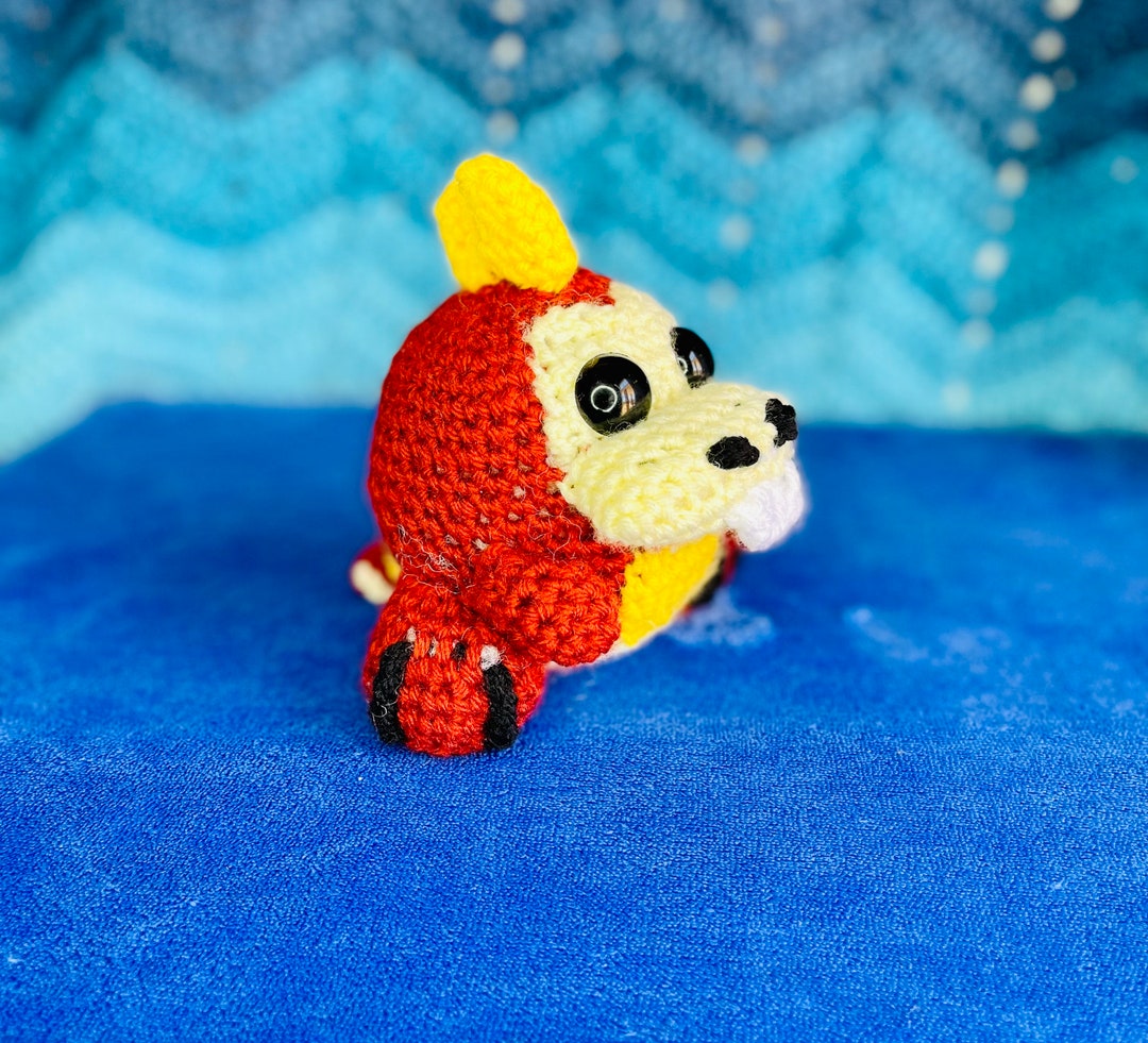 Fuecoco Pokemon Crochet Fire Starter Amigurumi - Etsy