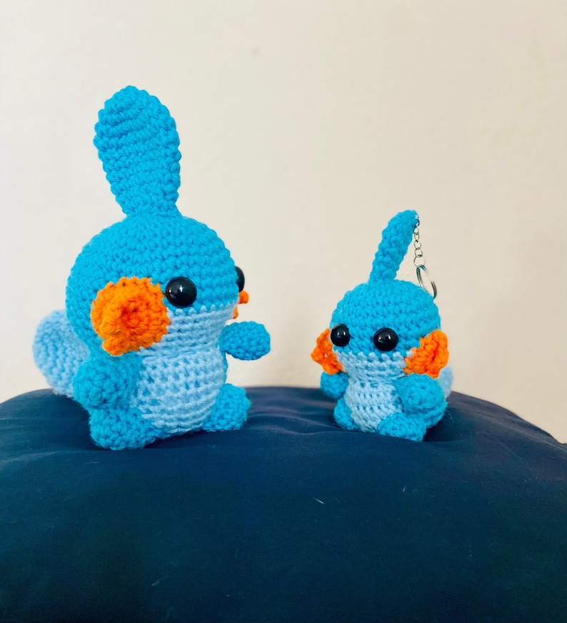 Mudkip Pokemon Crochet Water Starter Amigurumi Pokemon - Etsy