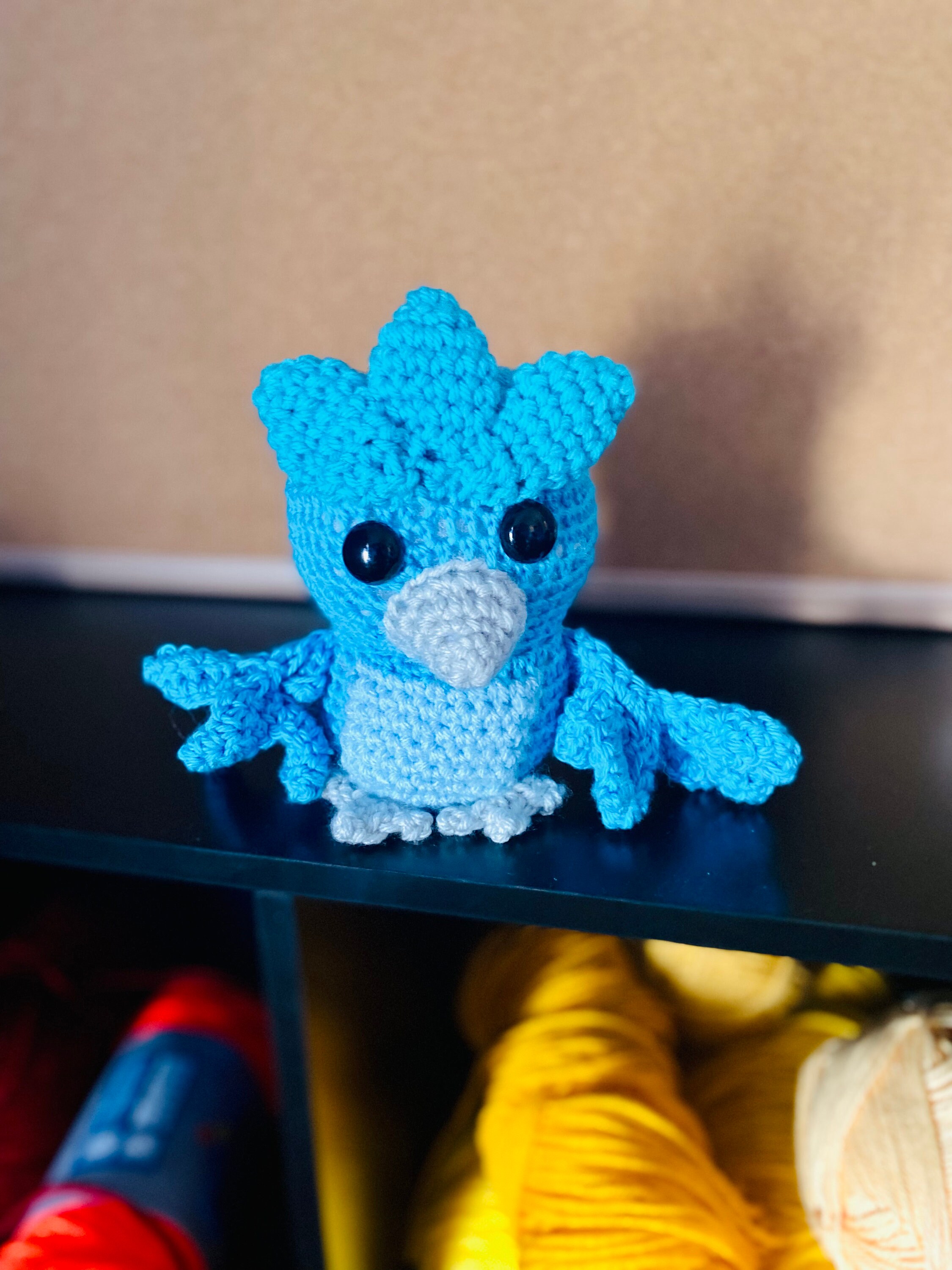 Articuno, Moltres, and Zapdos and Pokemon Crochet Plushy, Amigurumi ...