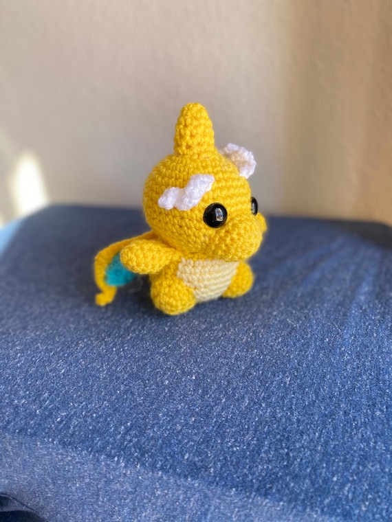 Dragonite Pokemon Crochet Amugurumi Plush Handmade | Etsy India