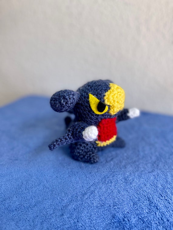 Garchomp Pokémon Crochet Amigurumi Plush Handmade - Etsy