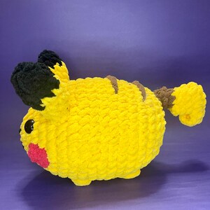 Pikachu Loaf Crochet Pattern Pokemon Amigurumi Plushie Cute - Etsy