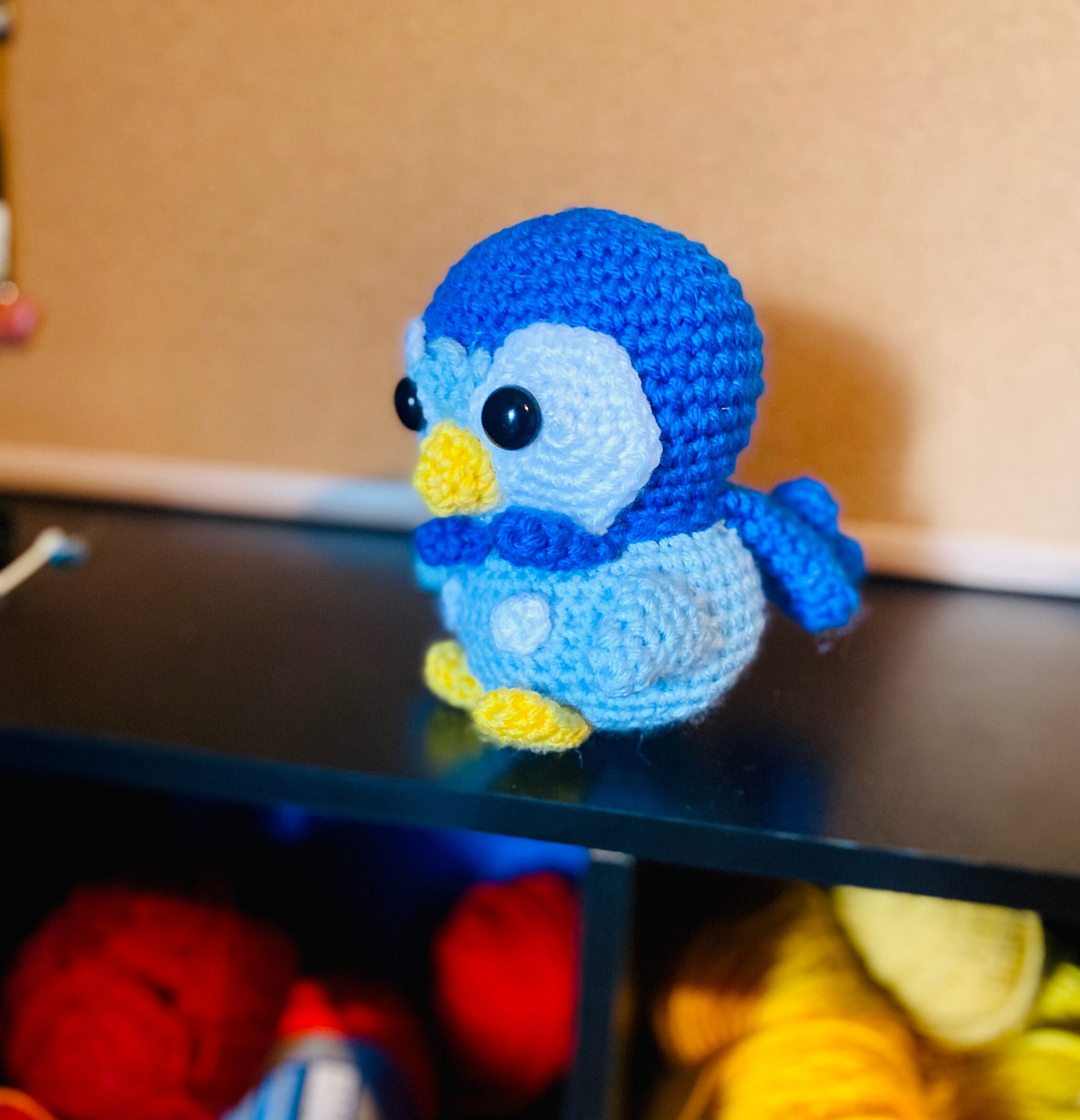 Piplup Pokemon Crochet Water Starter Amigurumi - Etsy