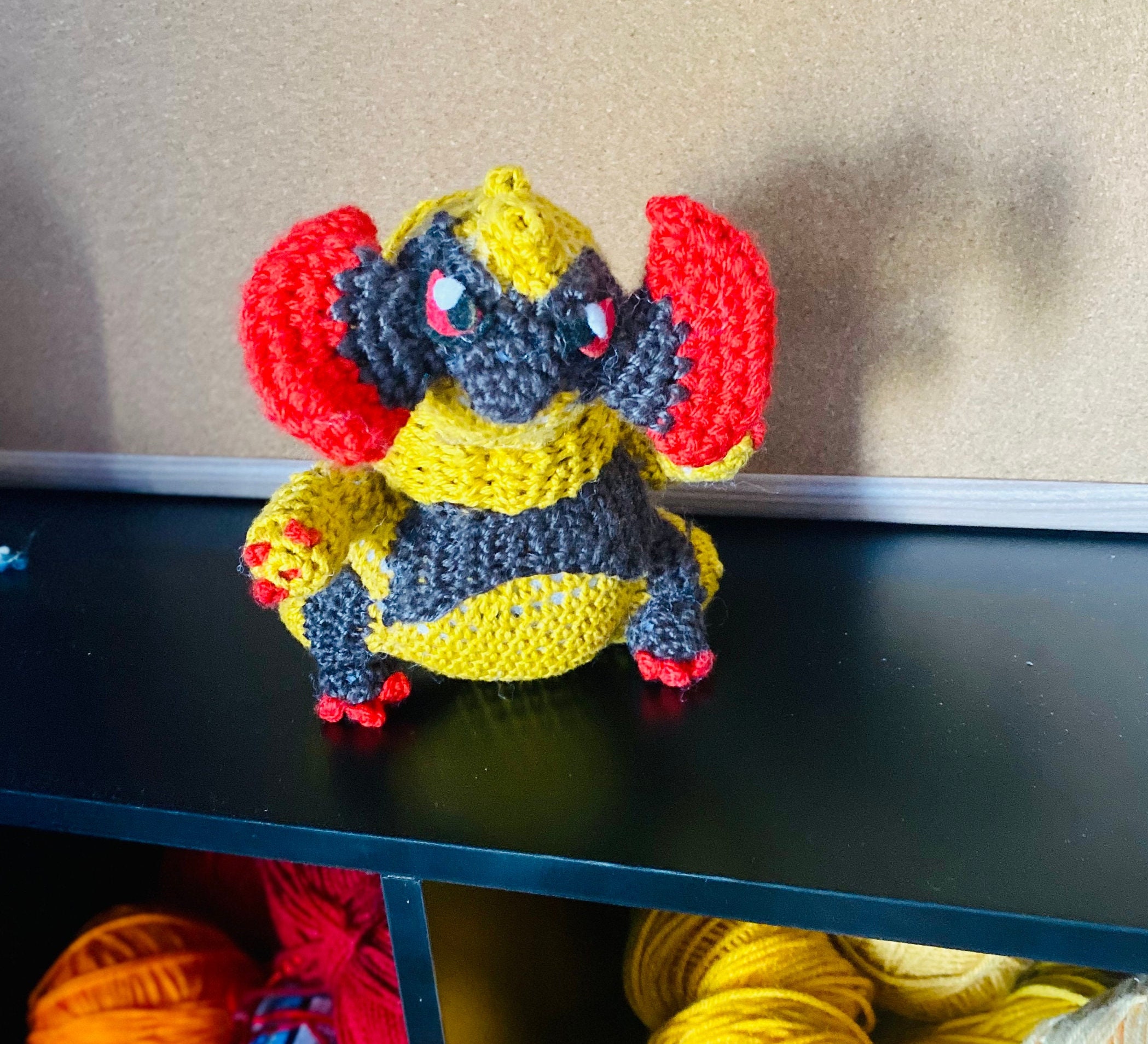 Haxorus Pokémon Crochet Amigurumi Plush Handmade | Etsy