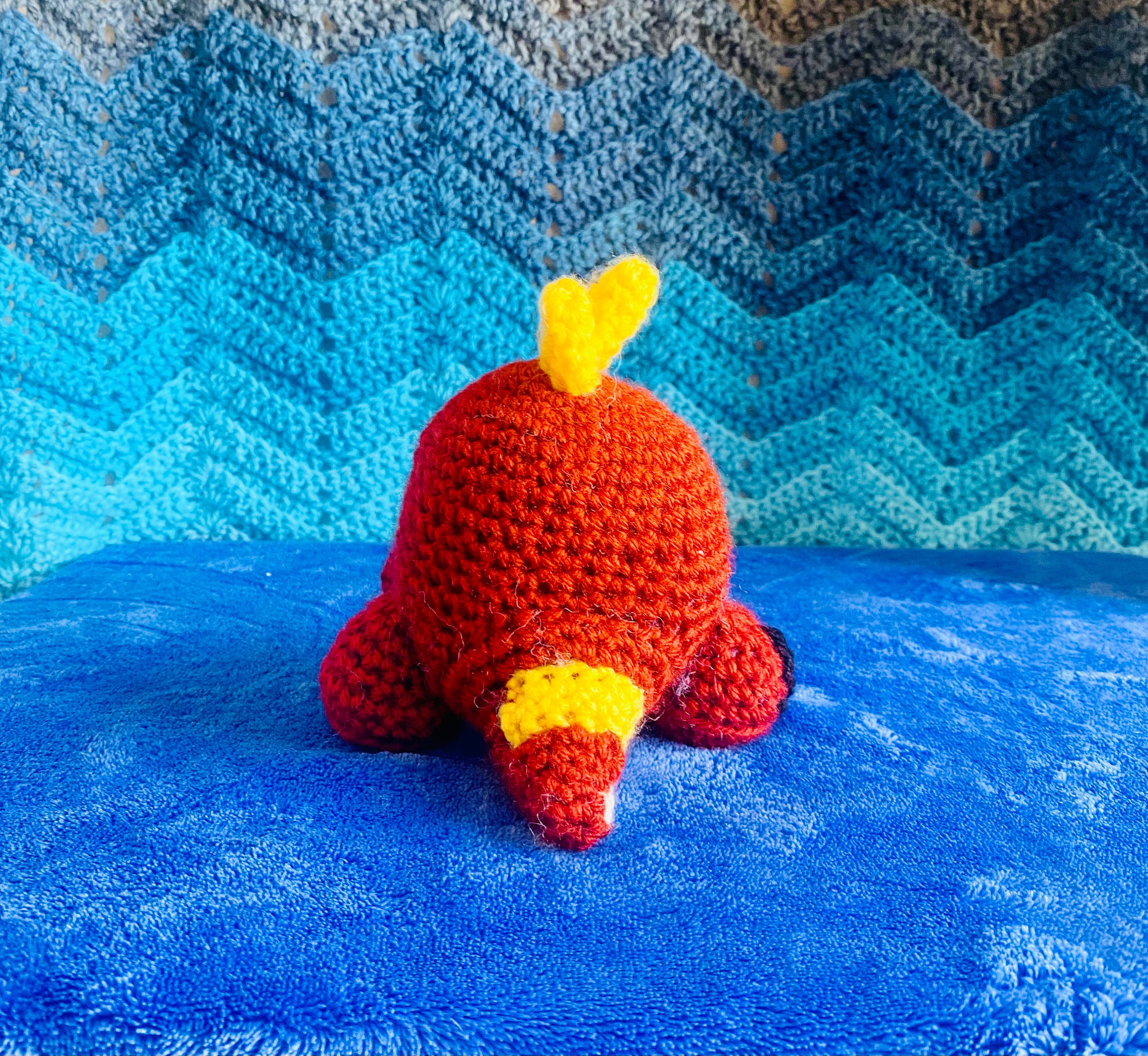Fuecoco Pokemon Crochet Fire Starter Amigurumi - Etsy